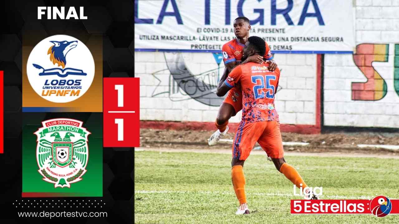 ¡No se hacen daño! Lobos UPN empata ante Marathón en el Marcelo Tinoco