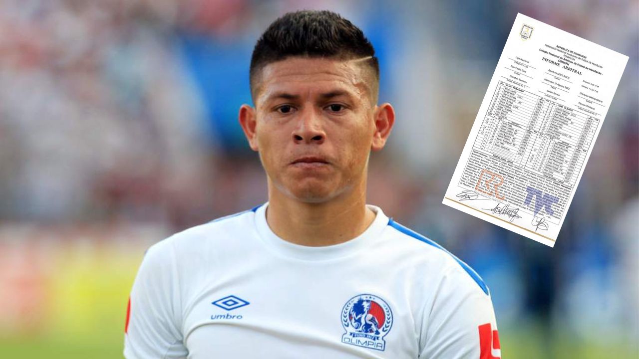 Acta revela lo que Jonathan Paz le dijo al árbitro tras ser expulsado ...