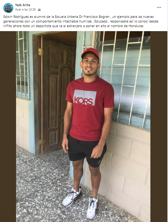 El tremendo gesto de Edwin Rodríguez con la escuela donde recibió clases