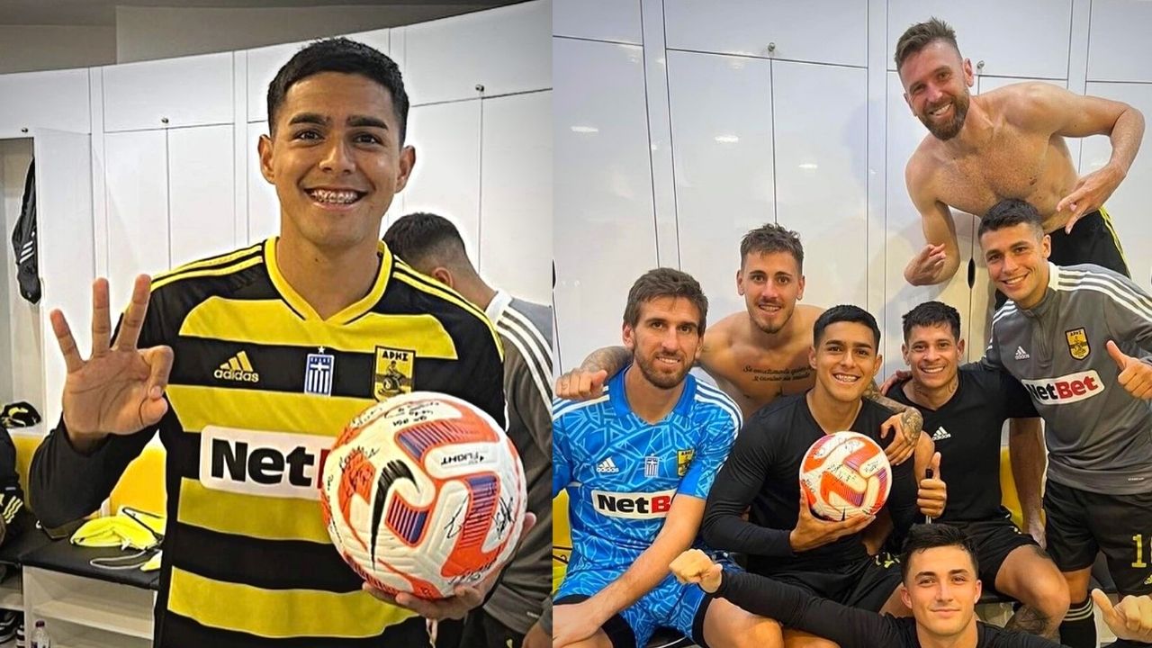 Medio internacional alucina con el hat-trick de Luis Palma con el Aris ...