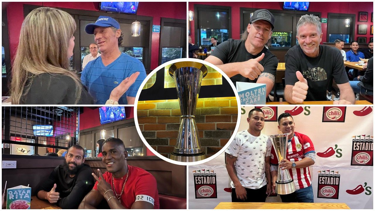 Olimpia presentó su trofeo de Liga Concacaf a su afición en una ...