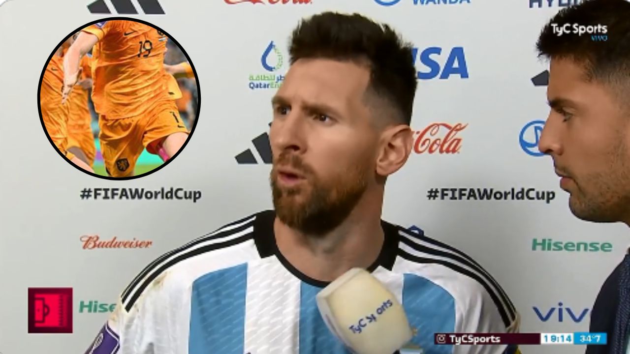Revelan a qué jugador de Países Bajos mandó a callar Messi en plena ...