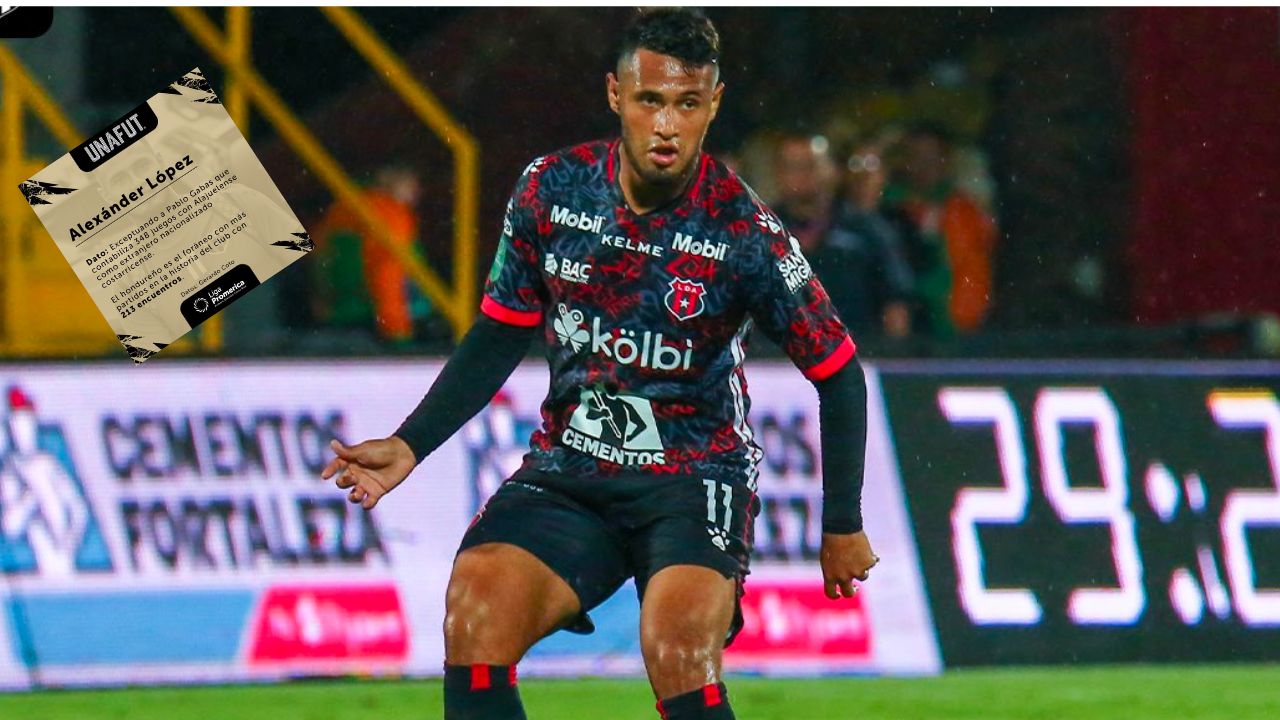 Alex López hace historia con el Alajuela de Costa Rica al lograr ...