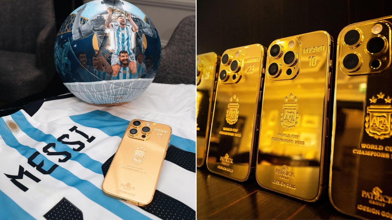 Iphone de Messi, cuánto cuesta y quién fabricó el lujoso regalo del ...