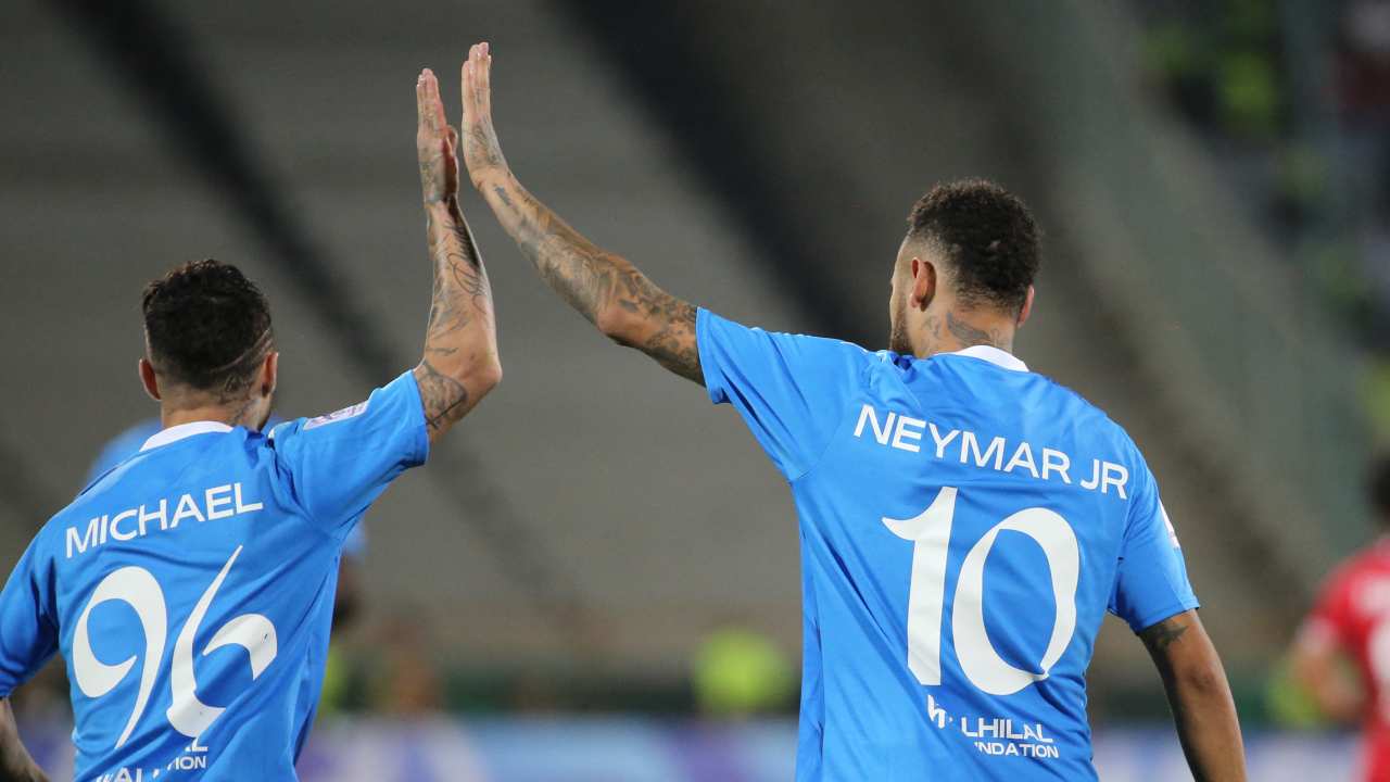 Video: Así fue el espectacular primer gol de Neymar en triunfo de Al-Hilal en Champions de Asia