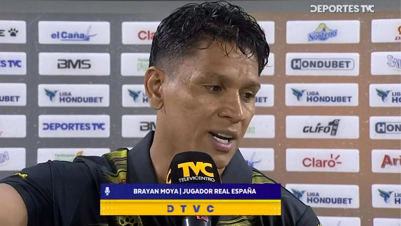 Brayan Moya deja fuerte reclamo tras la clasificación de Real España a ...
