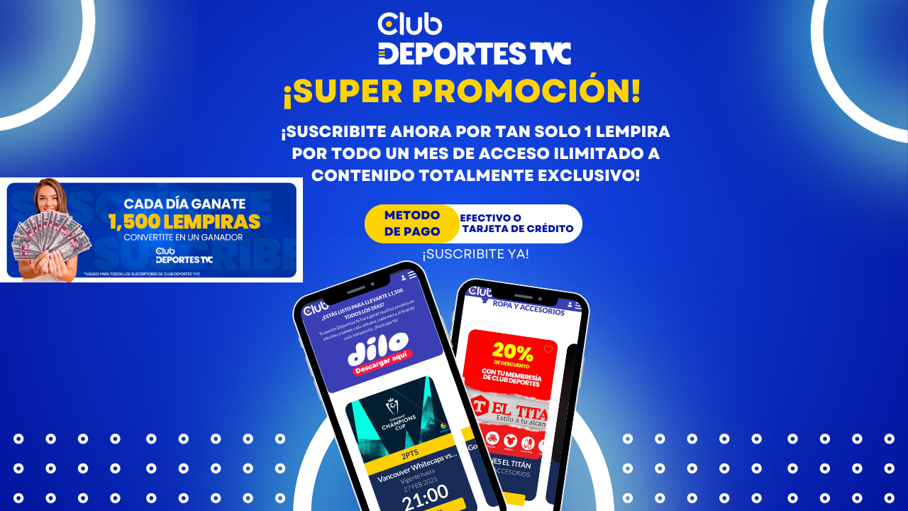 ¡Club Deportes TVC trae una increíble promoción!