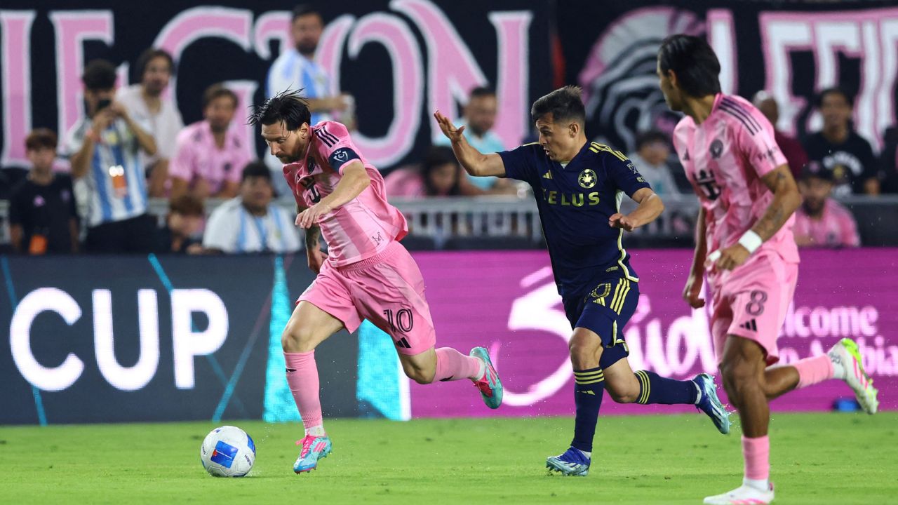 Inter Miami fue goleado por Vancouver Whitecaps en semis de Concacaf Champions Cup