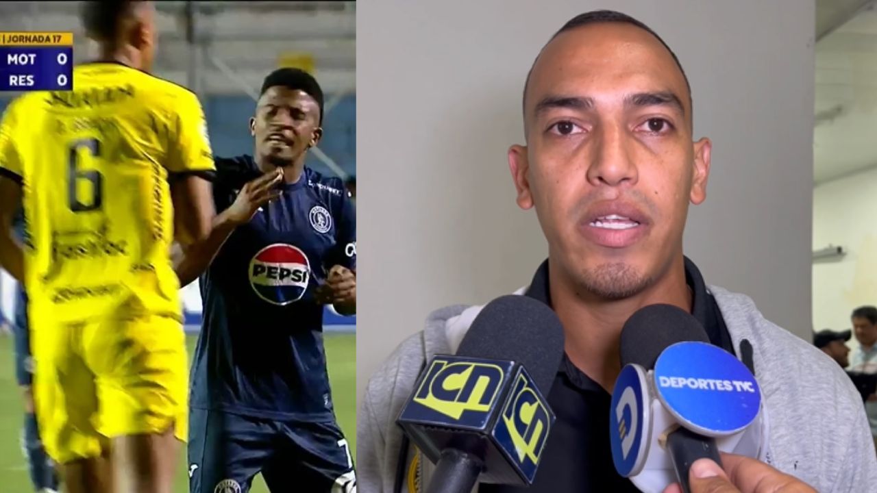 Devron García revela por qué se enojó con Jorge Serrano y terminó expulsado ante Motagua