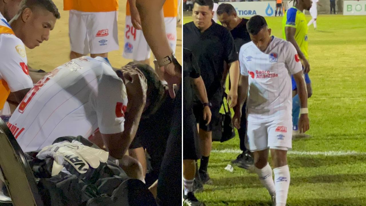 Edwin Rodríguez recae de su lesión en el tobillo y rompe en llanto en pleno partido