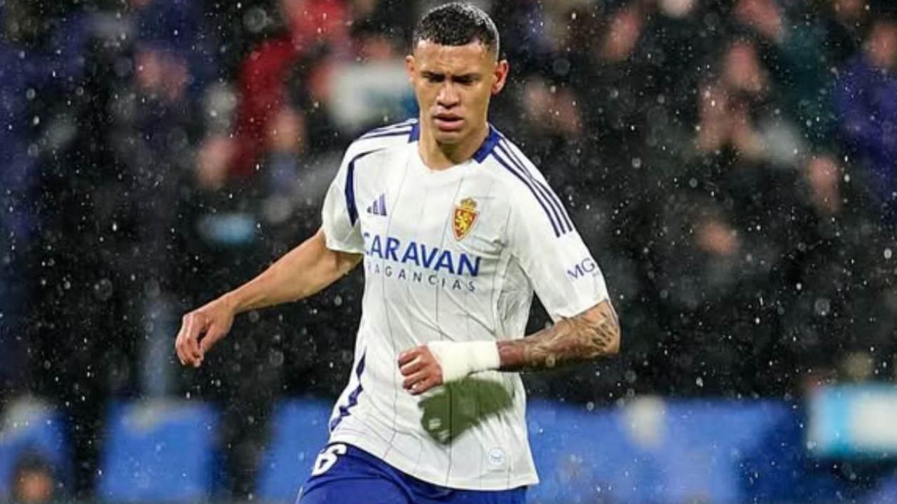 Así le fue a Kervin Arriaga con el Real Zaragoza de España en partido por la jornada 34