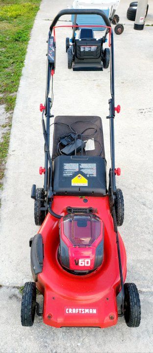 3001: Craftsman battery operated lawn mower, 2 Massaging lift chairs ...