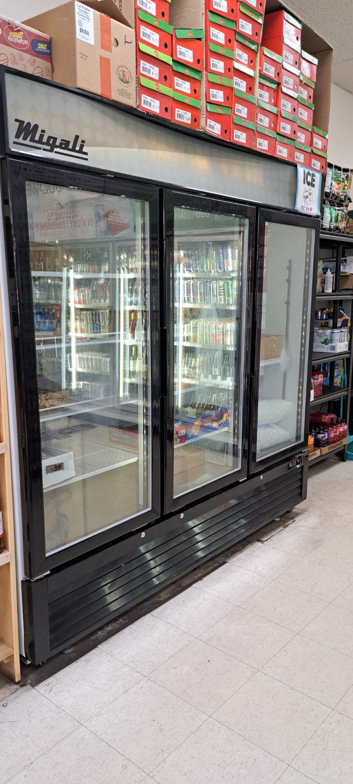 CLOSING TODAY! URGENT 2 DAYS AUCTION! VA 3 DOOR FREEZER REFRIGERATOR ...