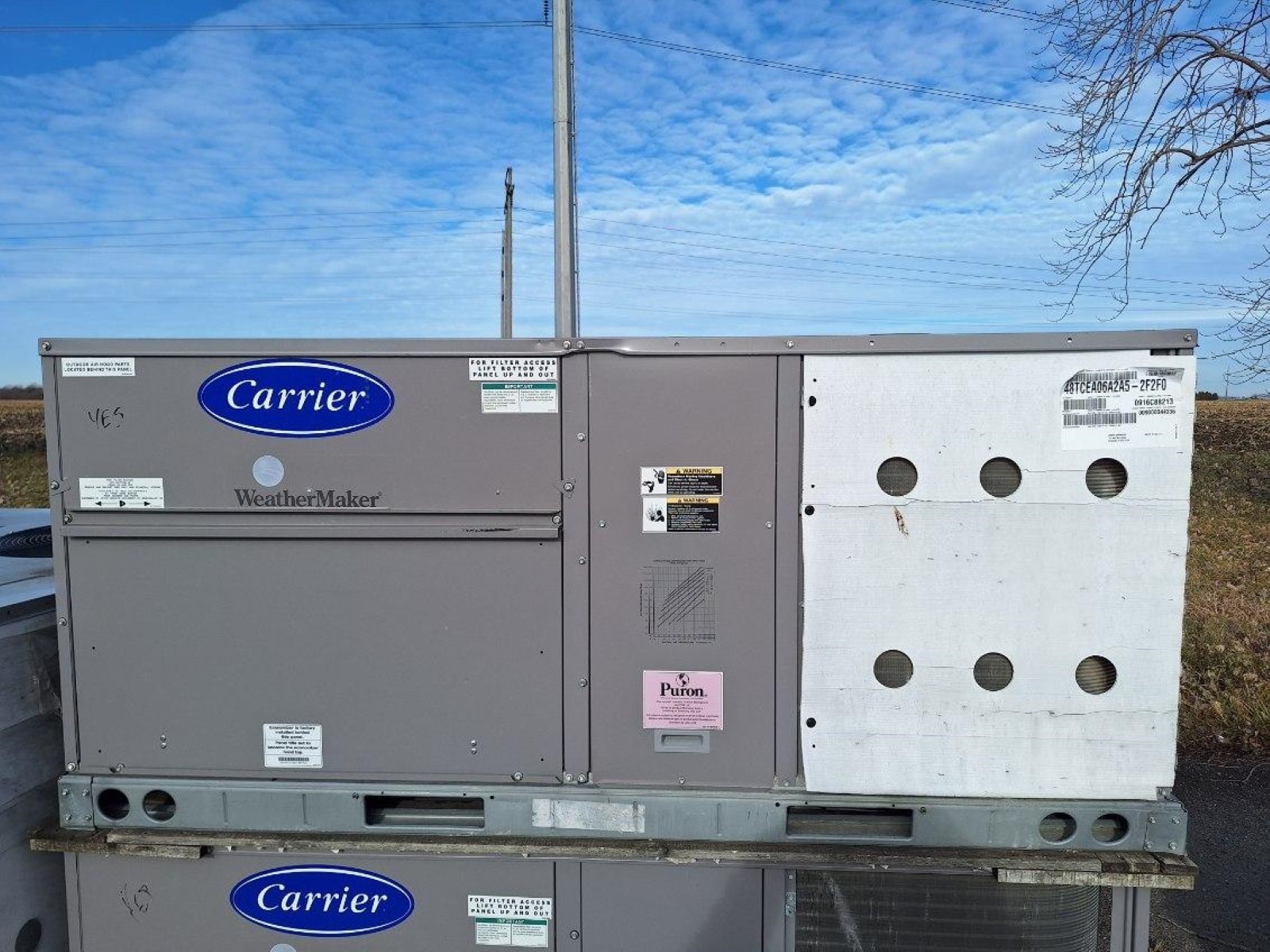 1821 - *** OFFSITE LOCATION IN MILAN, OH*** - HVAC Rooftop Units ...