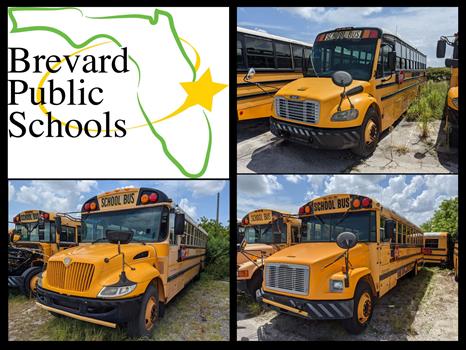 BREVARD COUNTY SCHOOLS: (21) SCHOOL BUSES!!!- George Gideon Auctioneers