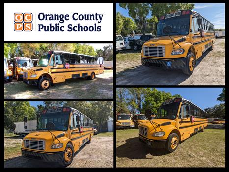 ORANGE COUNTY PUBLIC SCHOOLS: '16 & '17 THOMAS SAF-T-LINER SCHOOL BUSES ...