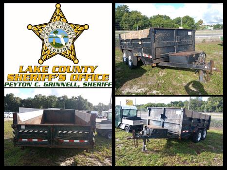 LAKE COUNTY SHERIFF'S OFFICE: 2024 ASPT DUMP TRAILER!!! 5% BUYERS ...