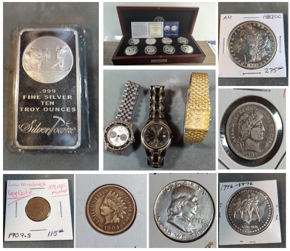 Start of Summer Coin & Jewelry - Wichita Kansas- Little Bull Auction ...