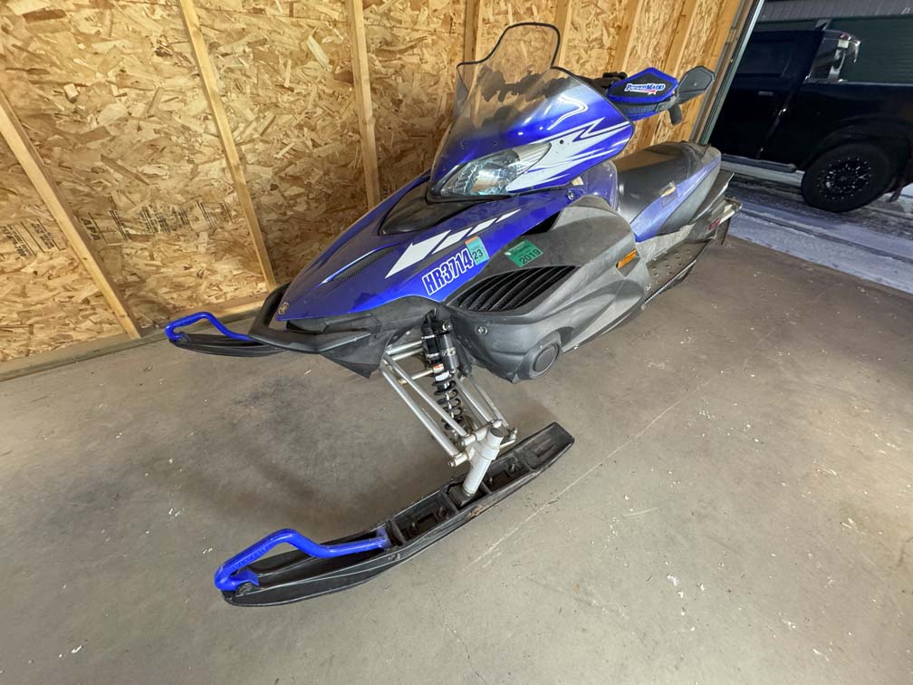 TWIN PORTS BID SNOWMOBILE, PLASMA TABLE, SNOW BLOWER ATTACHMENT ...