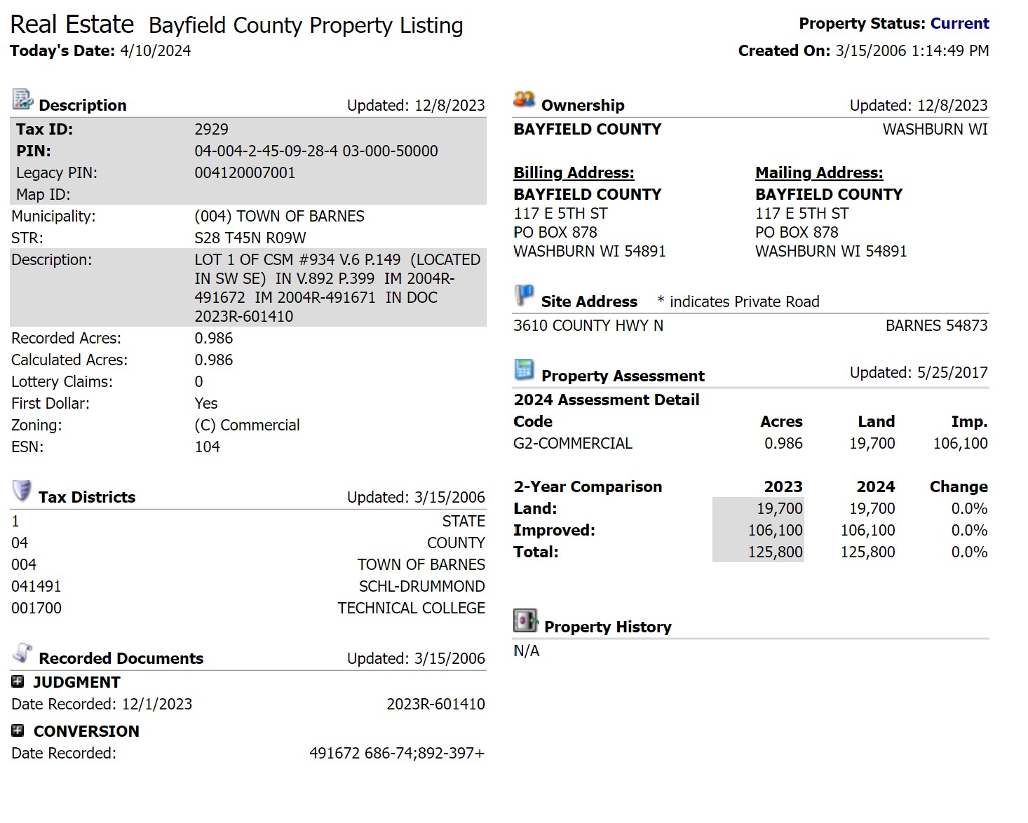 Lot - 02929- Wisconsin Surplus Online Auction