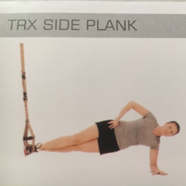 TRX Side Plank by Sandra Saidi - Exercise How-to - Skimble