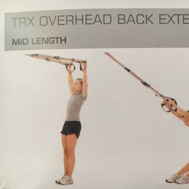 TRX Overhead Back Extention by Sandra Saidi - Exercise How-to - Skimble