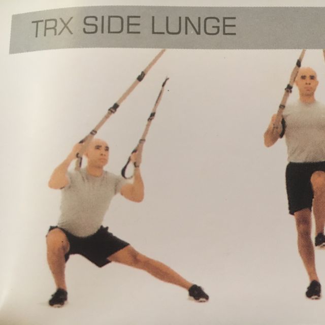 TRX Side Lunge by Sandra Saidi - Exercise How-to - Skimble