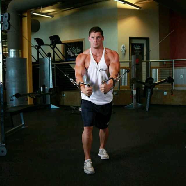 CM High Pulley Crossover Fly by Pavel B. - Exercise How-to - Skimble