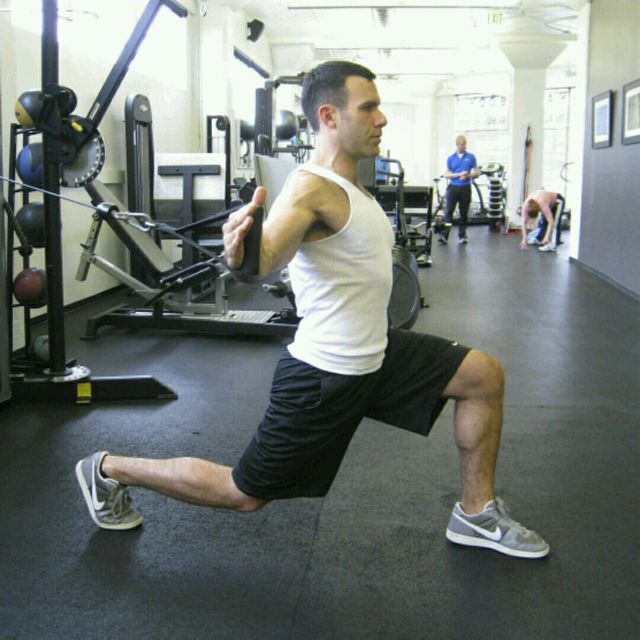 CM Forward Lunge With A Fly - Exercise How-to - Skimble