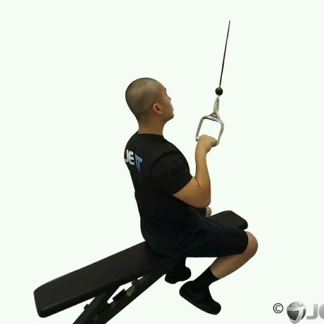 CM One Arm Seated Lat Pulldown by Pavel B. - Exercise How-to - Skimble