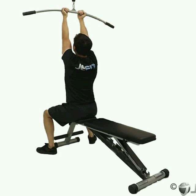 CM Seated Underhand Pull down by Pavel B. - Exercise How-to - Skimble