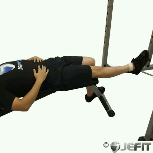 CM One Leg Lying Knee Raise - Exercise How-to - Workout Trainer by Skimble