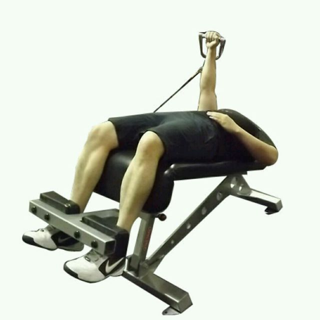 CM Decline One Arm Chest Press - Exercise How-to - Workout Trainer by ...