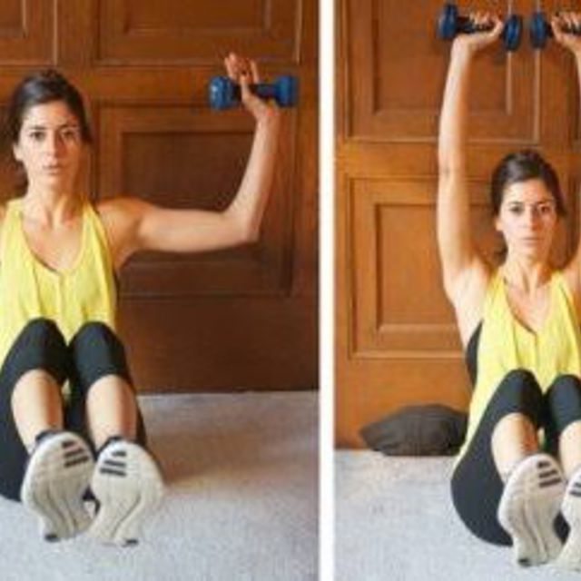 Boat Pose With Press by Christa C. - Exercise How-to - Skimble