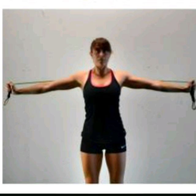 Band Pull Down by Aysel S. - Exercise How-to - Skimble