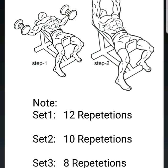 INCLINE BENCH DUMBBELL FLY ! ! ! - Exercise How-to - Workout Trainer by ...