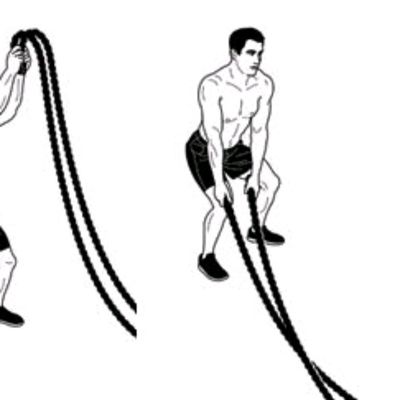 Battle Rope Jumping Jacks - Exercise How-to - Workout Trainer by Skimble