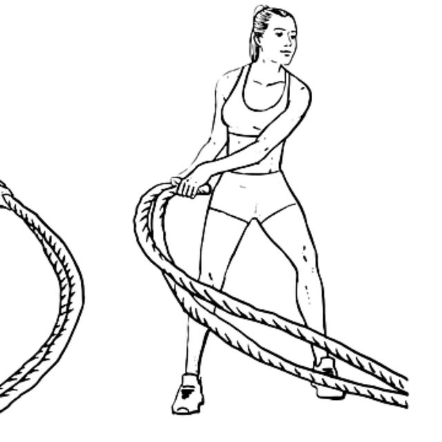 Battle Rope Double Snake by Charlotte M. - Exercise How-to - Skimble