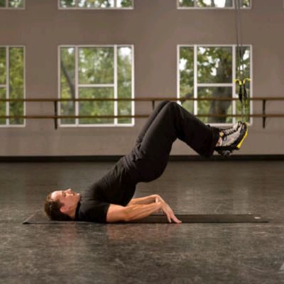 TRX Crunch And Curl - Exercise How-to - Workout Trainer by Skimble