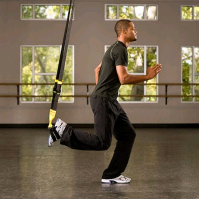TRX Suspended Lunge by Karina Scheers - Exercise How-to - Skimble