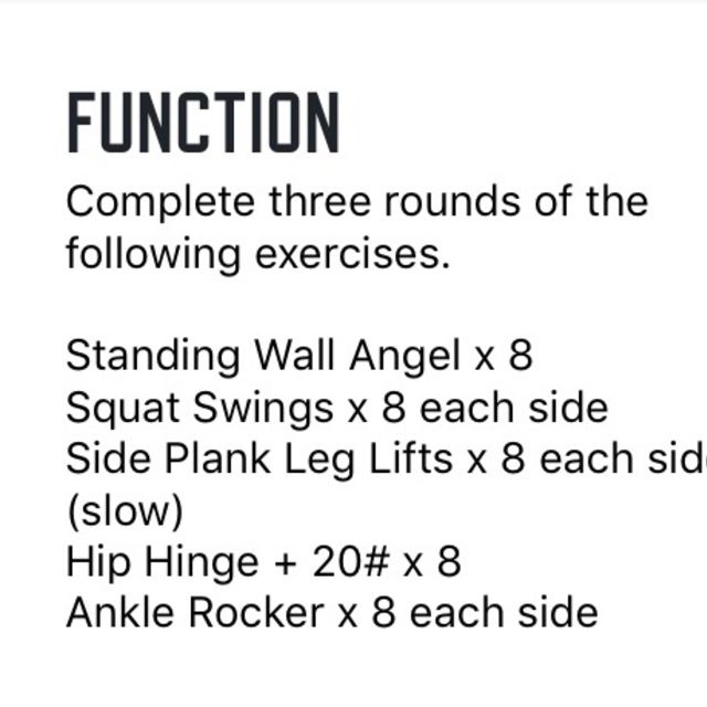 Function Warmup 10/16 by Siphiwe Baleka - Exercise How-to - Skimble