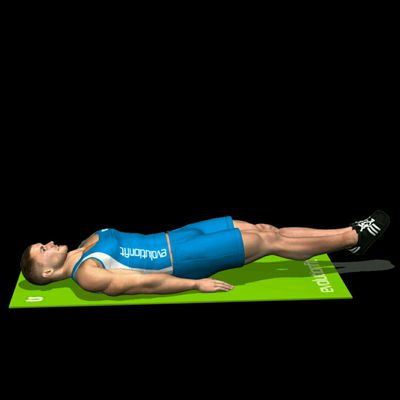 Crunch gambe tese in alto - Exercise How-to - Workout Trainer by Skimble