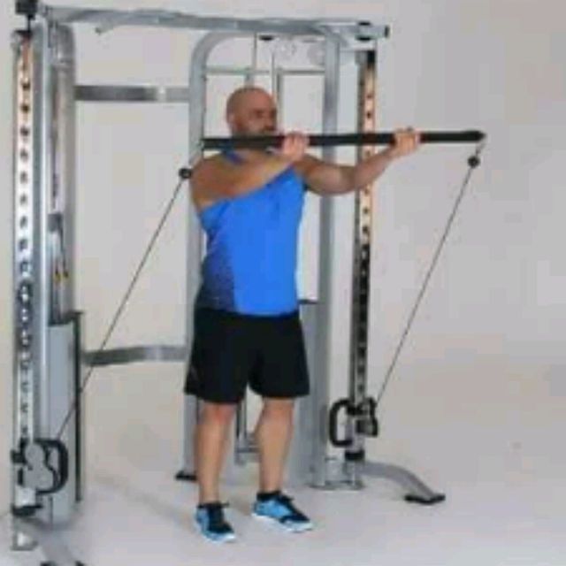 Cable Underhand Front Grip by 𝔻𝕖𝕤𝕖𝕣𝕥 𝔽𝕠𝕩🦊 🌟 - Exercise How-to - Skimble