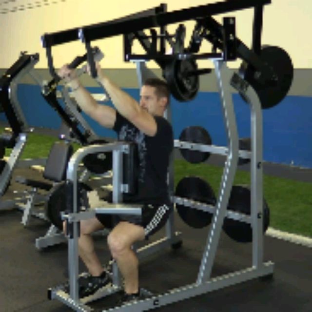 Plate Loaded High Row (10 To 12 Reps) by 𝔻𝕖𝕤𝕖𝕣𝕥 𝔽𝕠𝕩🦊 🌟 - Exercise How ...