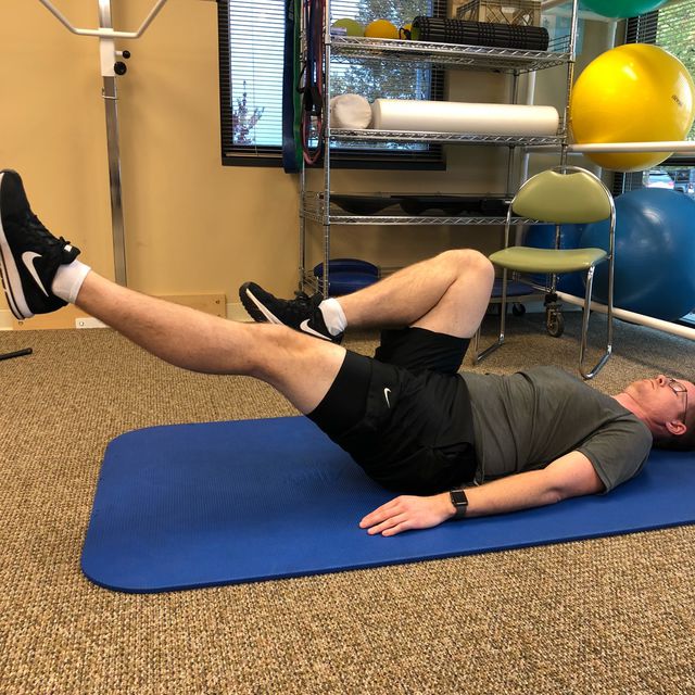 Pelvic Tilt With Lower Extremity Bicycle by Jeff W. - Exercise How-to ...