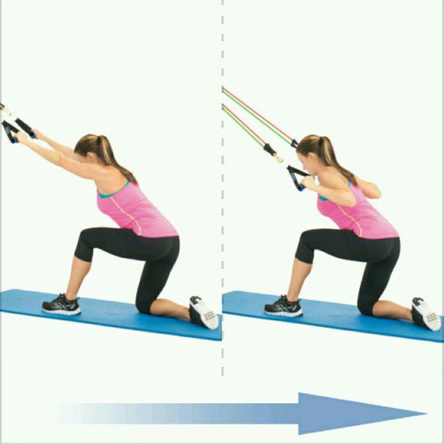 Lateral Pull Down On Bands by Stephanie R. - Exercise How-to - Skimble