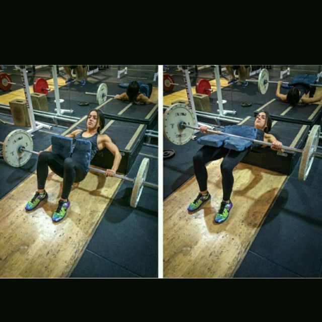 BARBELL HIP THRUSTS by 𝓐𝓷𝓲𝓽𝓪 🦋 - Exercise How-to - Skimble