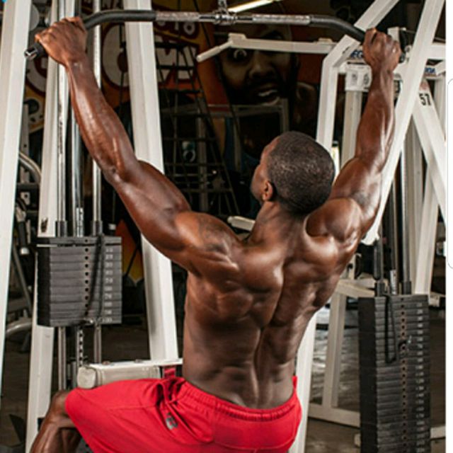 Front pulldowns - Exercise How-to - Workout Trainer by Skimble