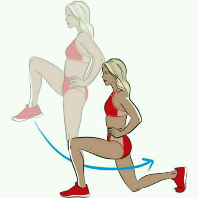 Reverse Lunge Knee Drive by Stephanie R. - Exercise How-to - Skimble