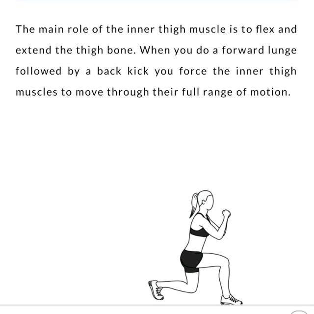Lunge back Kick - Exercise How-to - Workout Trainer by Skimble